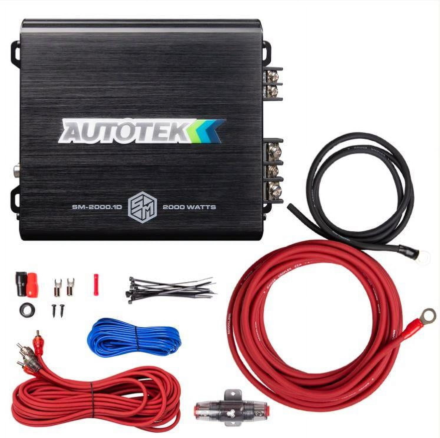 Autotek Street Machine SM-2000.1D 2000 Watt Mono Block Amplifier with a ...