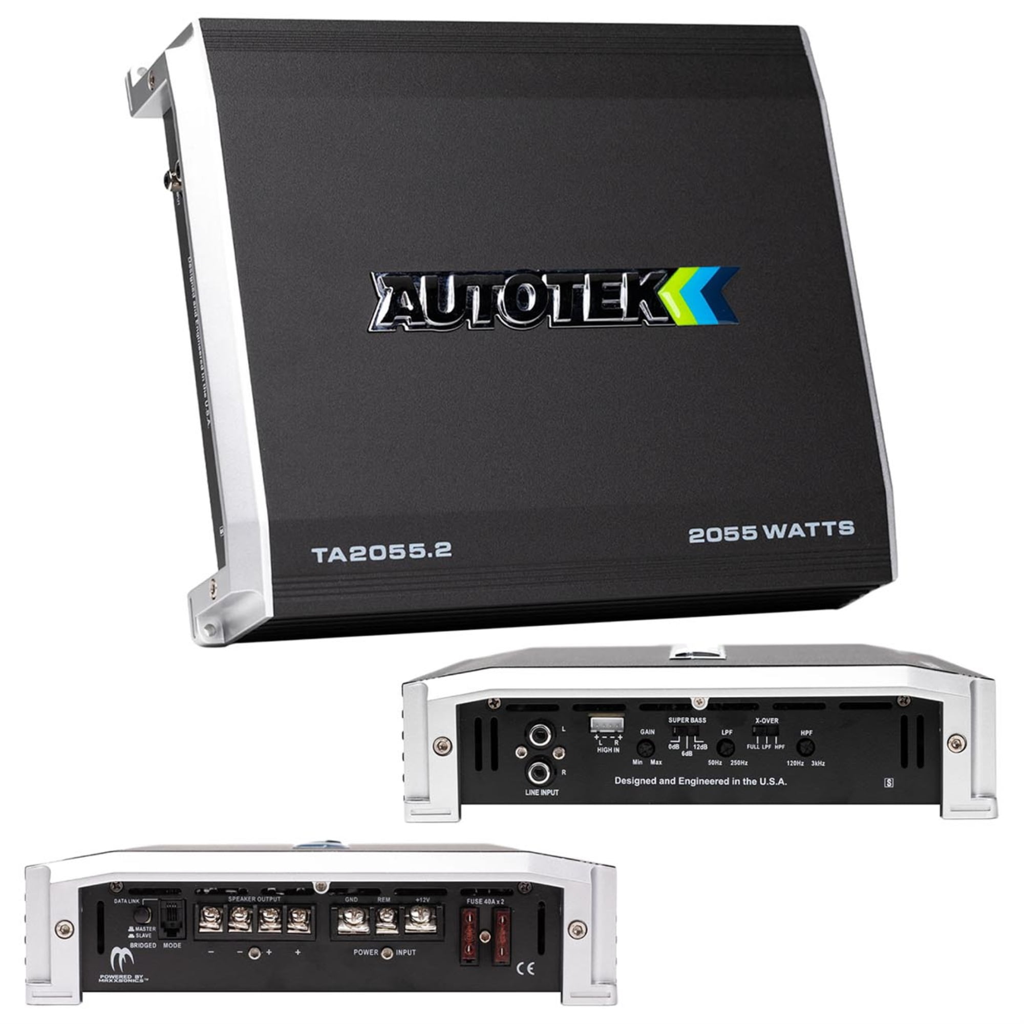 Autotek TA-2055.2 Car Audio Amplifier Stereo Amp, 2000 Watt, 2 Channel ...