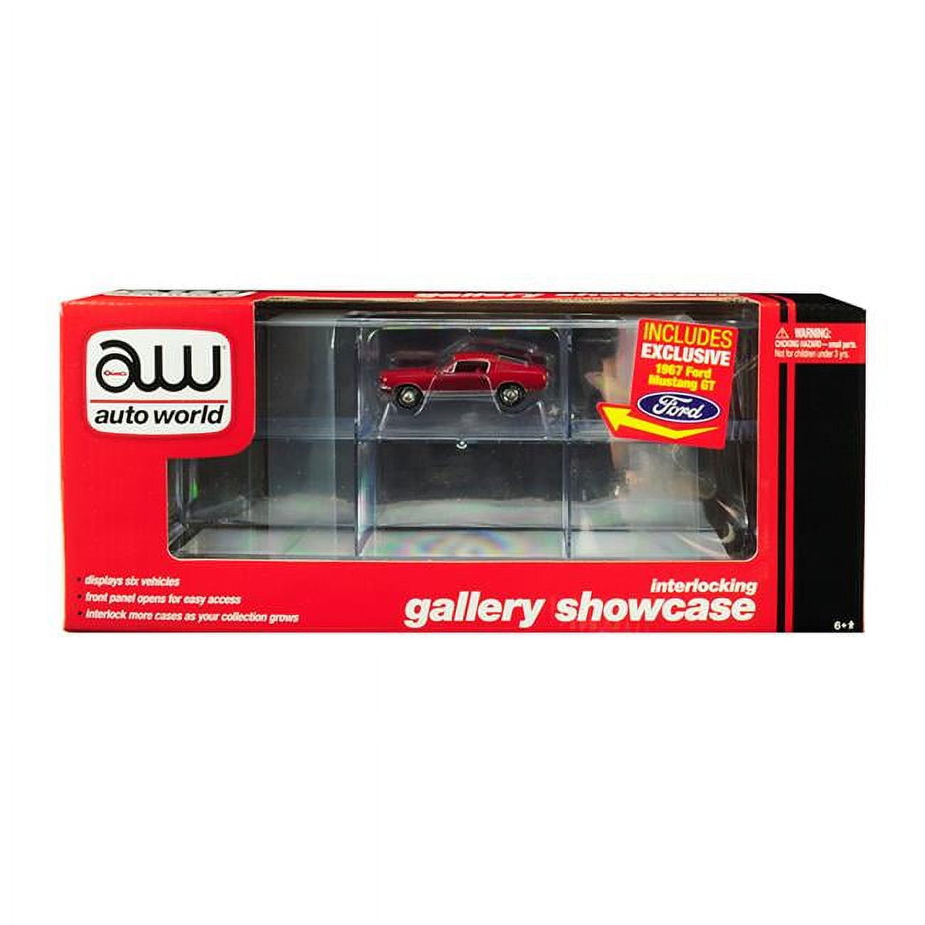 Autoworld 1 by 64 Scale 6 Car Interlocking Acrylic Display Show Case ...