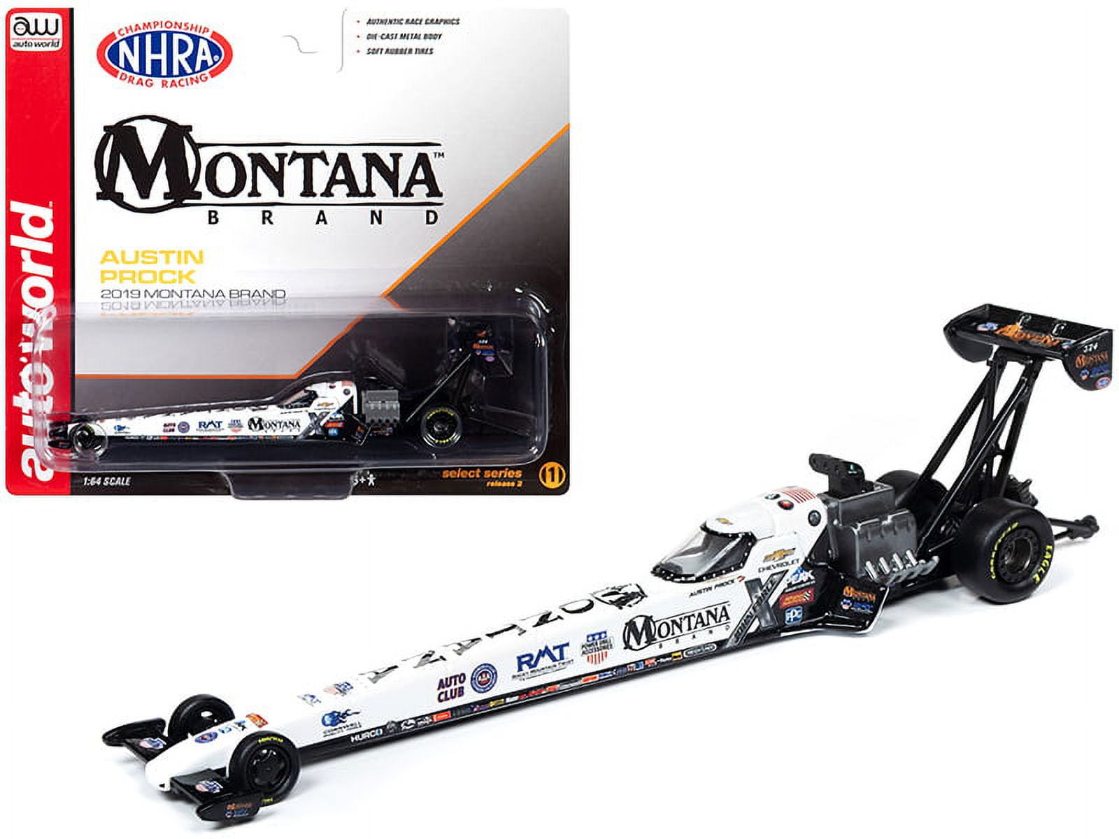 2019 NHRA TFD (Top Fuel Dragster) Austin Prock \Montana Brand\ 1/64 ...