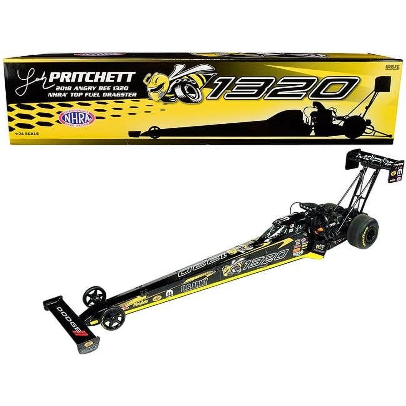 Autoworld Cp7552 2018 Funny Car Nhra Leah Pritchett Tfd Angry Bee 1320