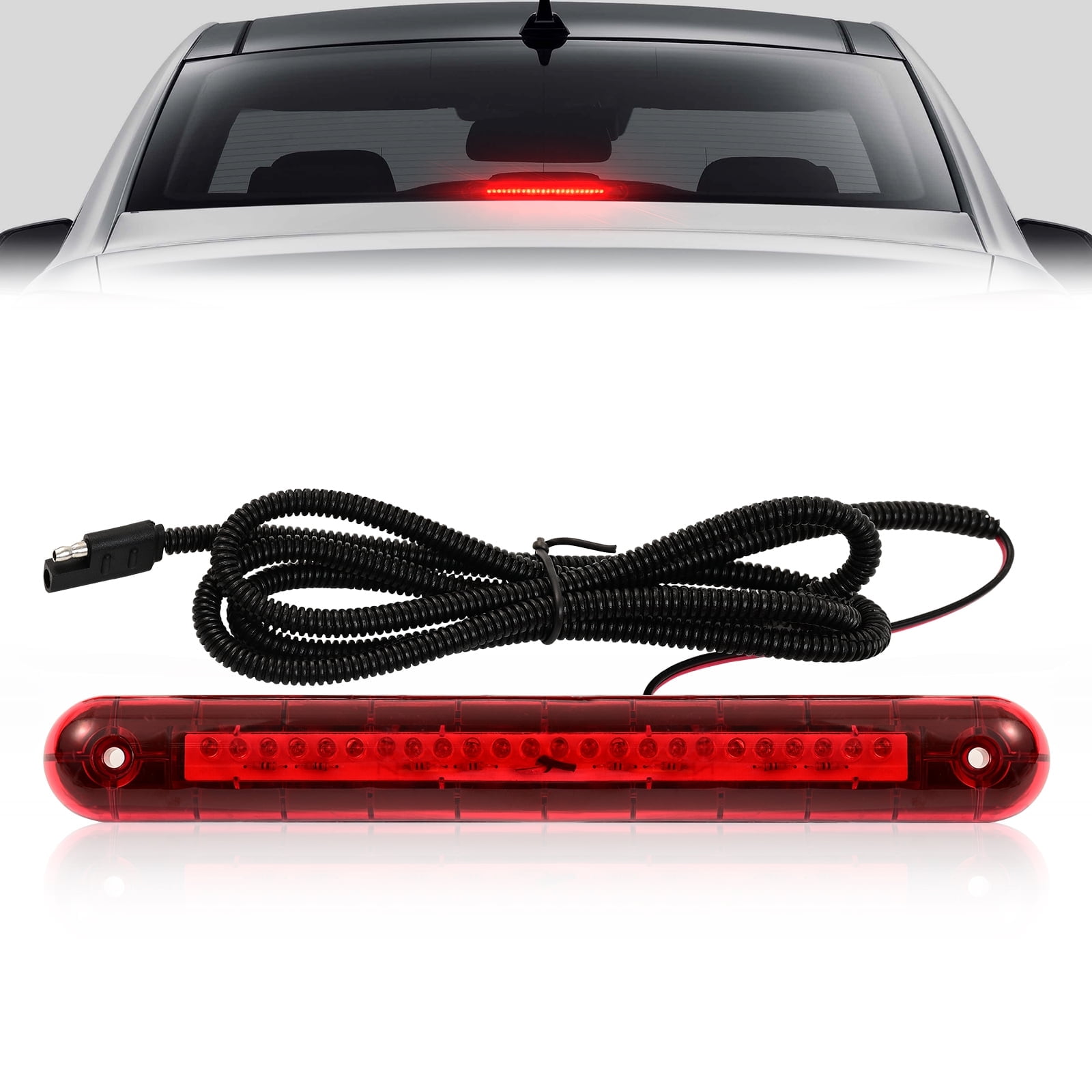 Autoxbert 24 LED 12V High Level 3rd Brake Stop Tail Light for RV ...