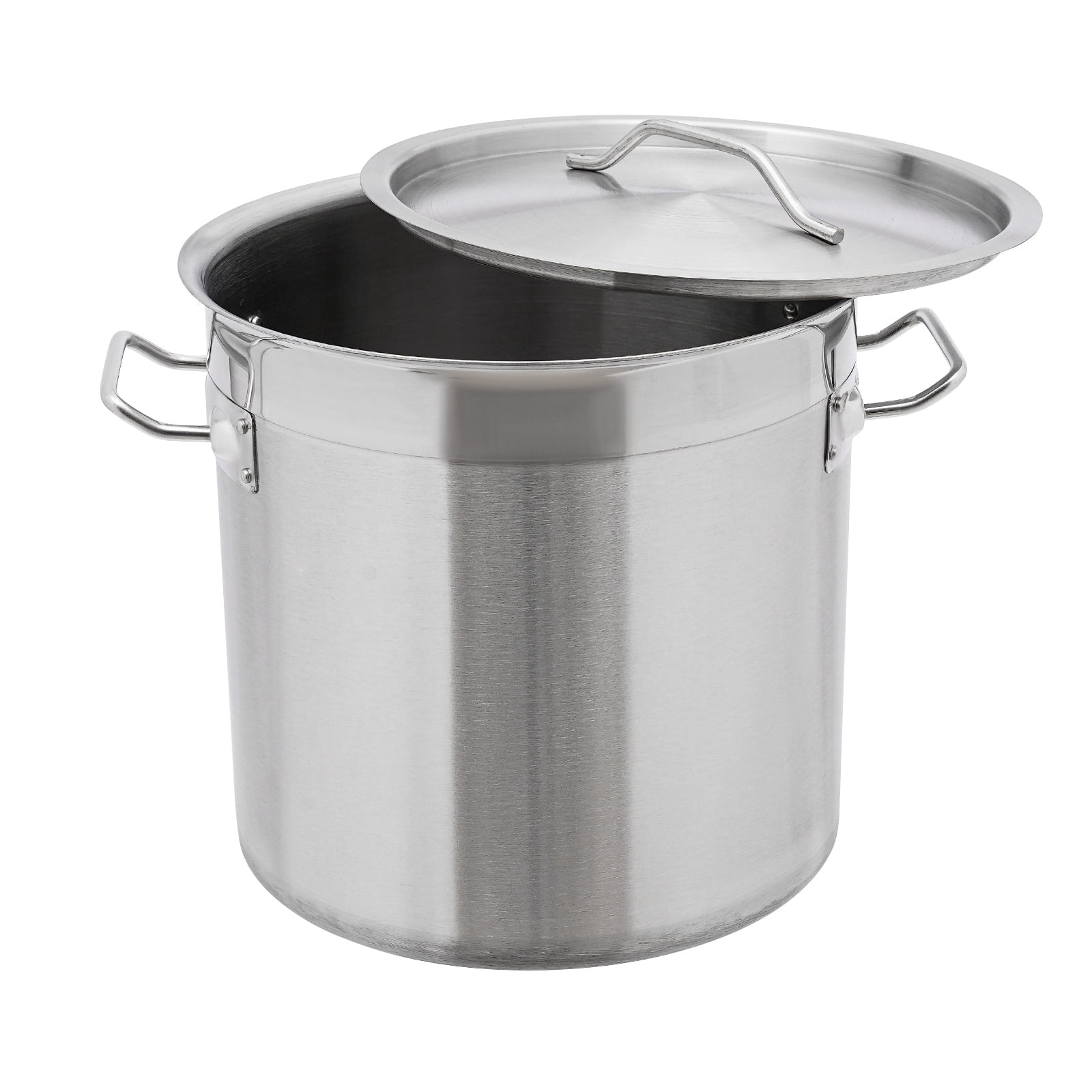 Autrinix 49 Gallon Stainless Steel Stock Pot with Lid, Heavy Duty ...