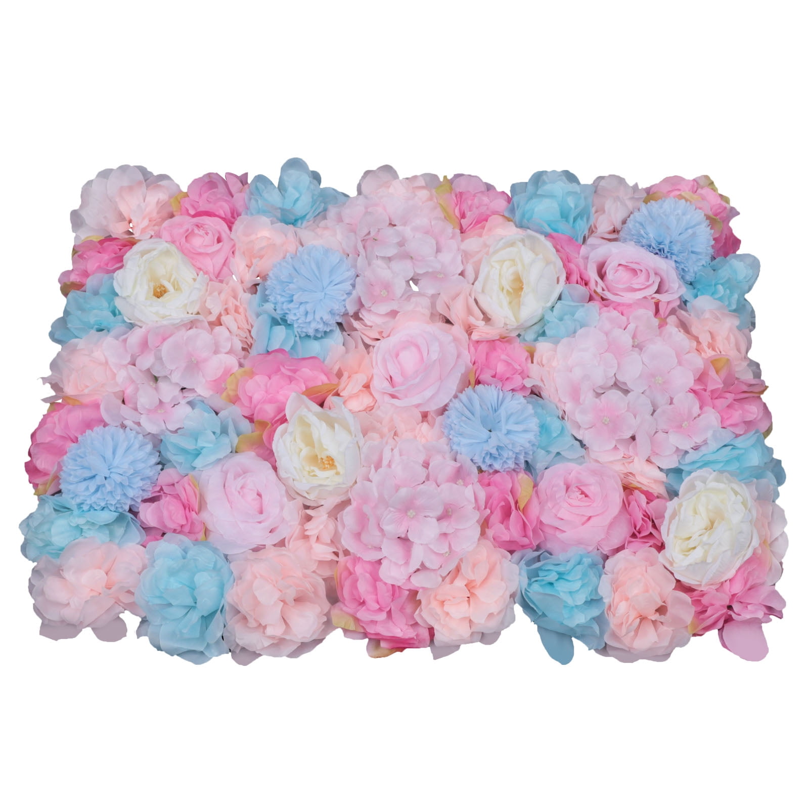 Autrinix 6-Piece Artificial Flower Wall Panel Set, Orchid Pink ...