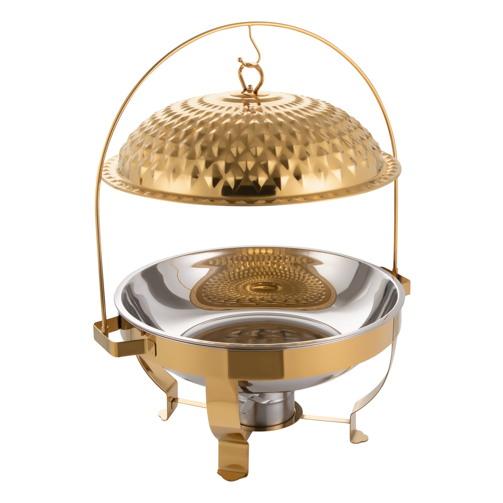 Autrinix Buffet Food Warmer with Alcohol Burner, 8.5QT Large Capacity ...