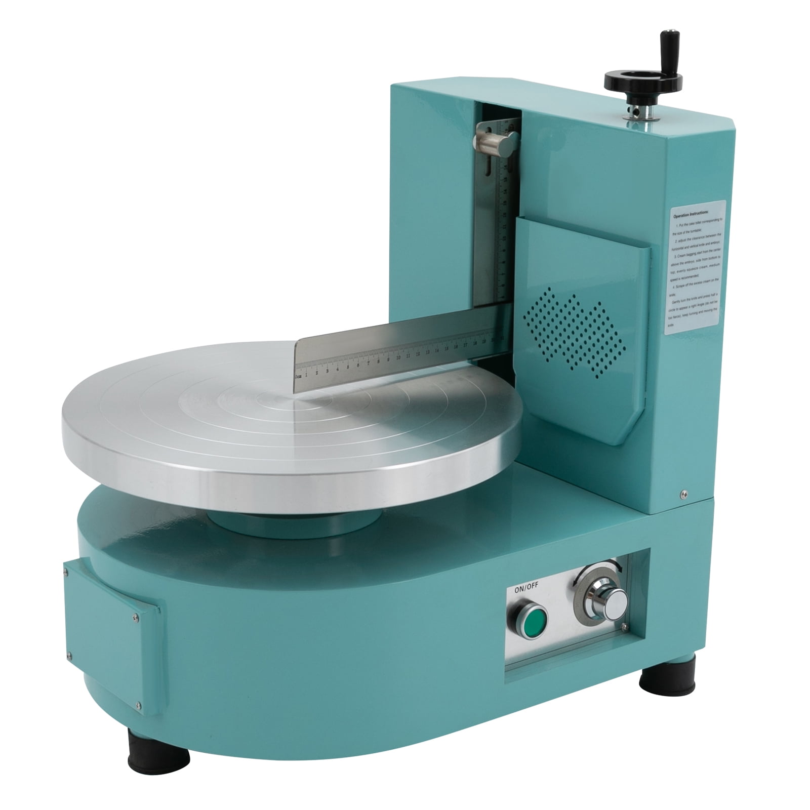 Autrinix Cake Coating Machine, Rotating Cake Stand with 11 Adjustable ...