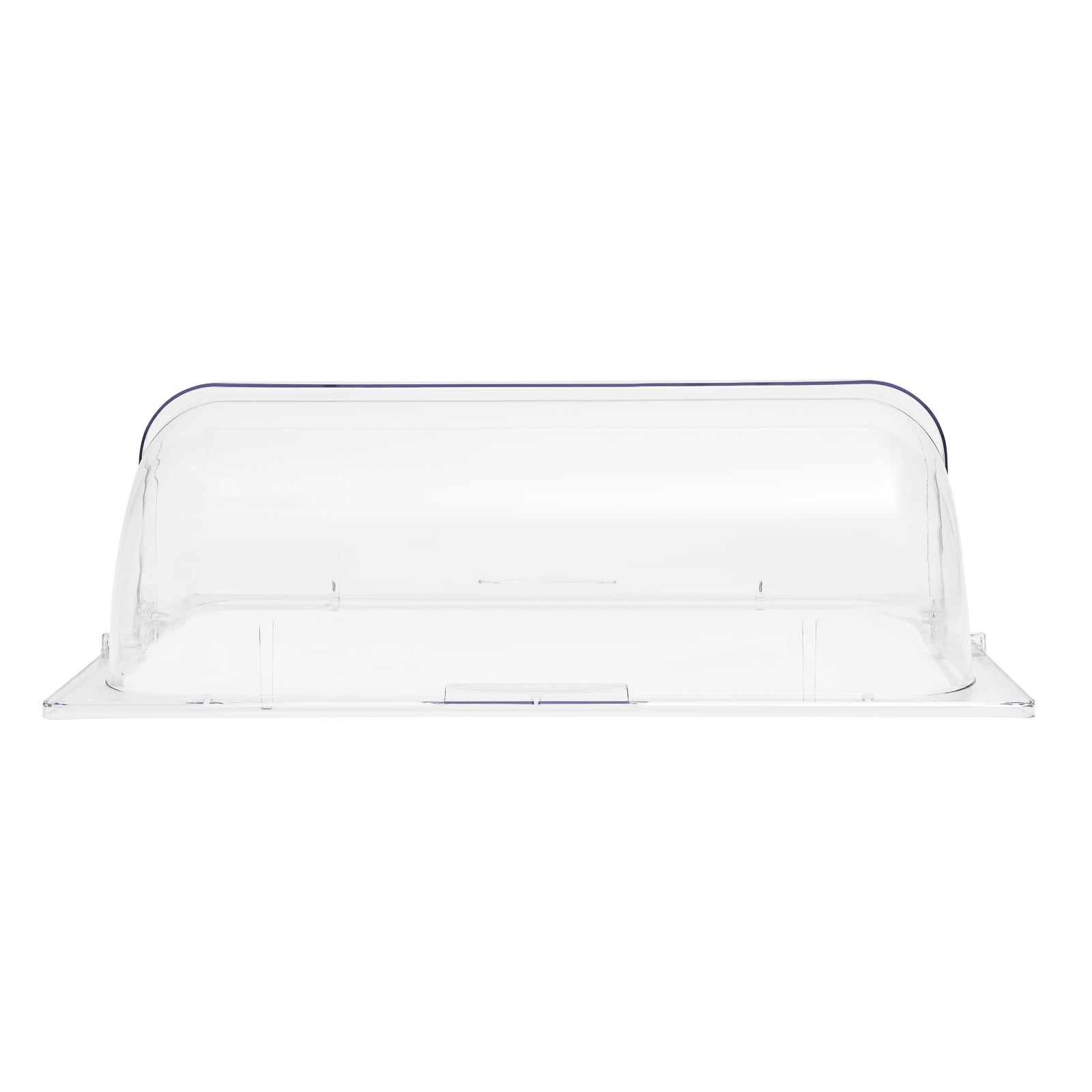 Autrinix Clear Roll Top Food Covers, 4-Piece Set, Transparent Display ...