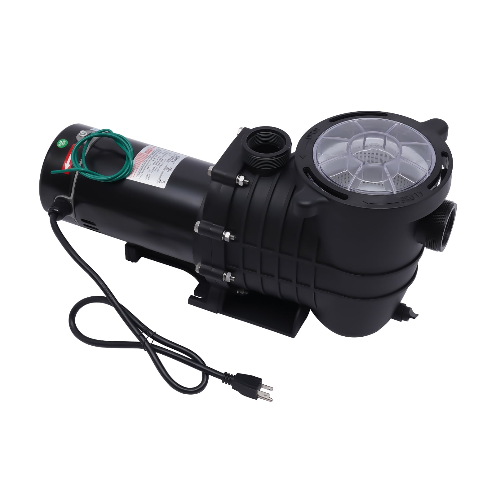Autrinix High-Efficiency Dual Voltage Pool Pump with 1500W Motor ...
