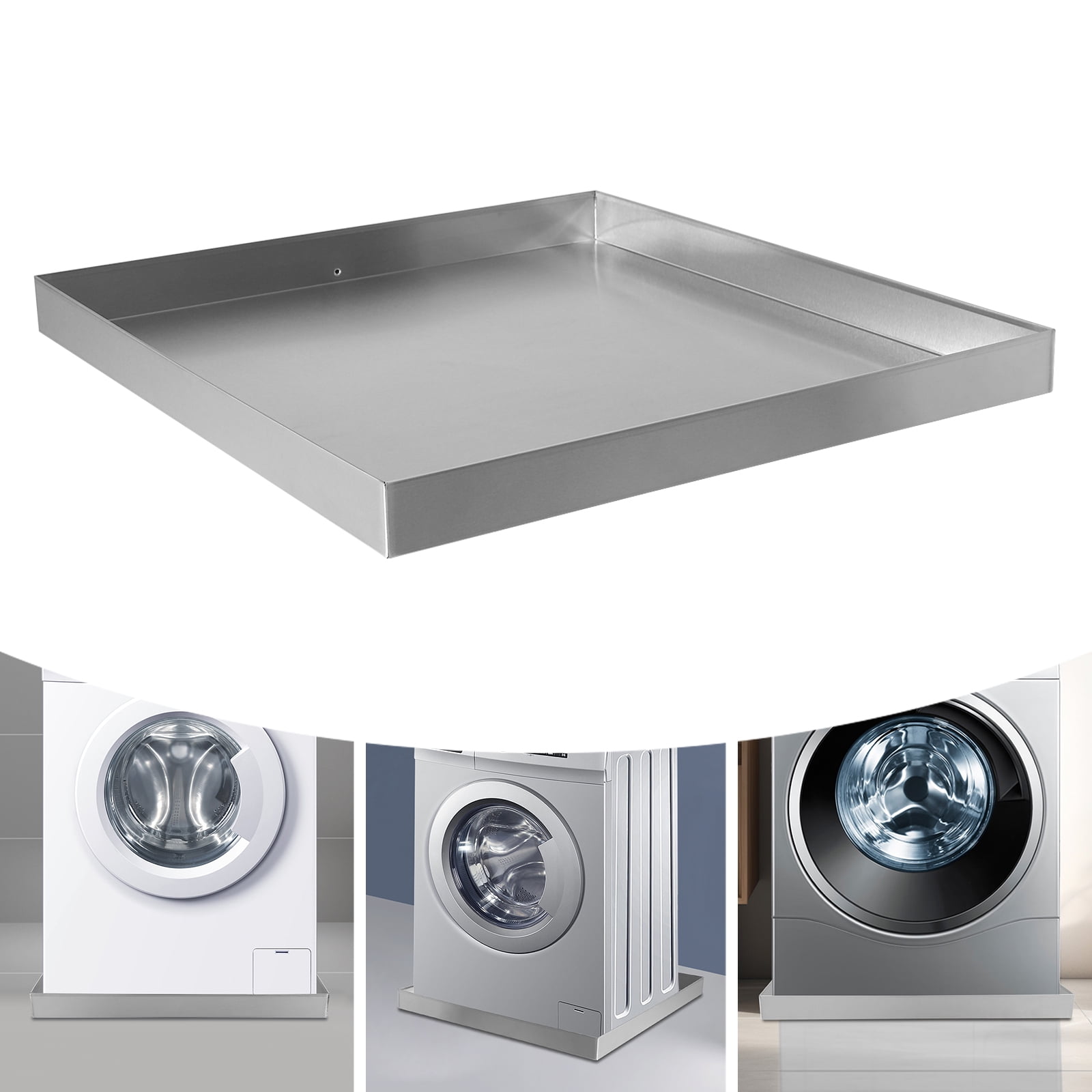 Autrinix Stainless Steel Washing Machine Drain Pan, Durable Leak-Proof ...