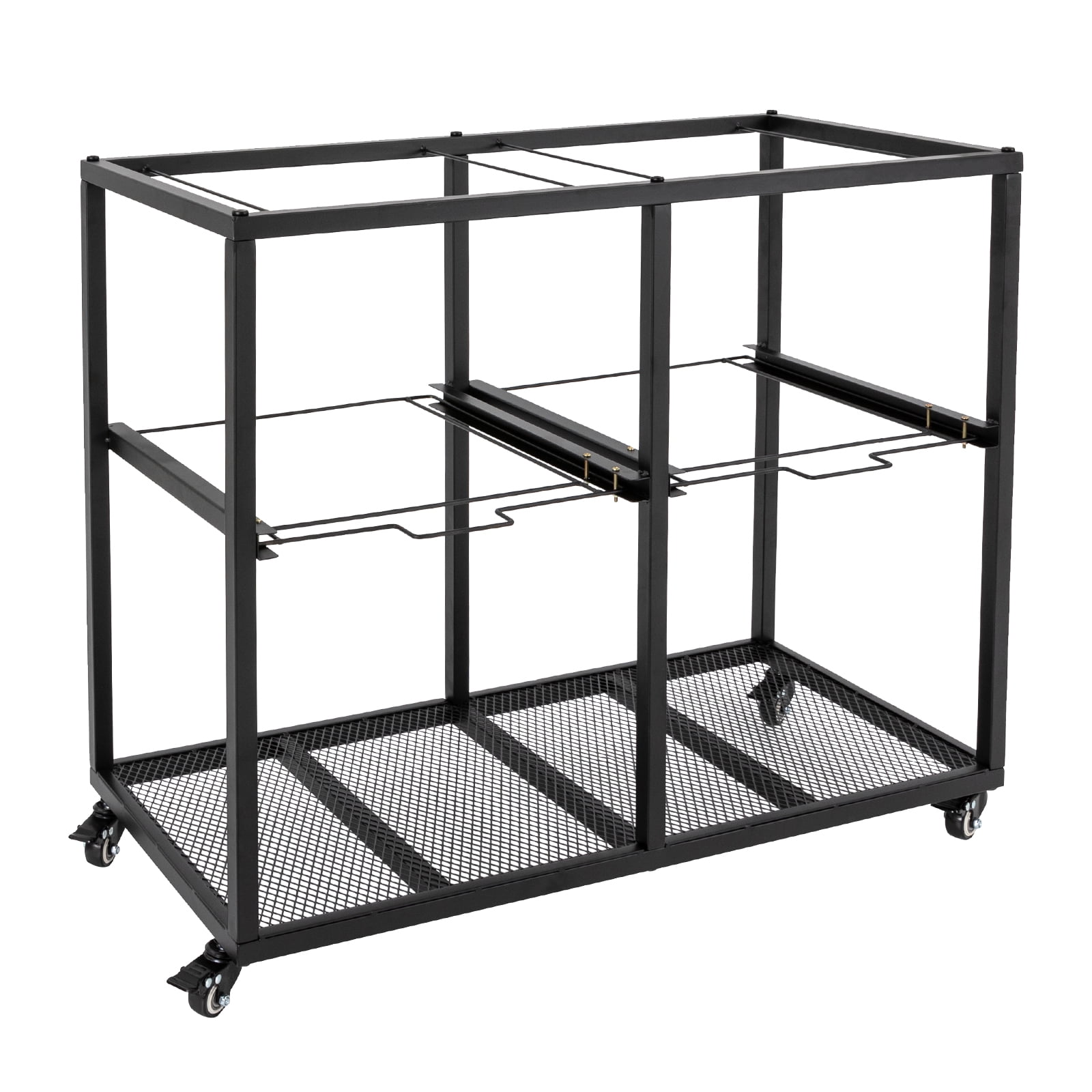Autrinix Sturdy Hanging File Rack with Pull-Out Design, 2-Tier Storage ...