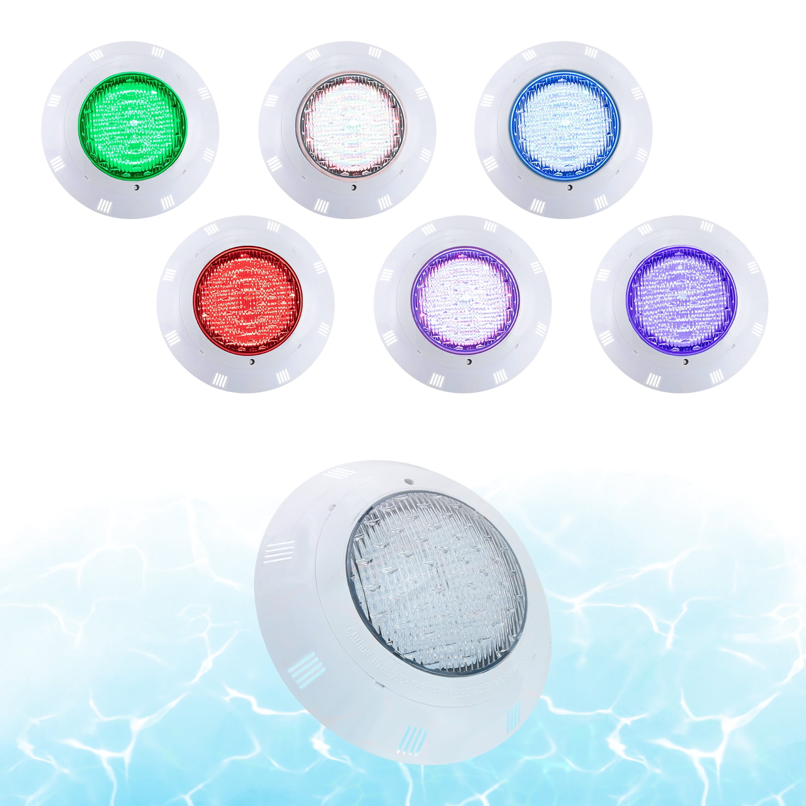 Autrinix Underwater Pool Light With Remote, RGB Color Changing LED ...