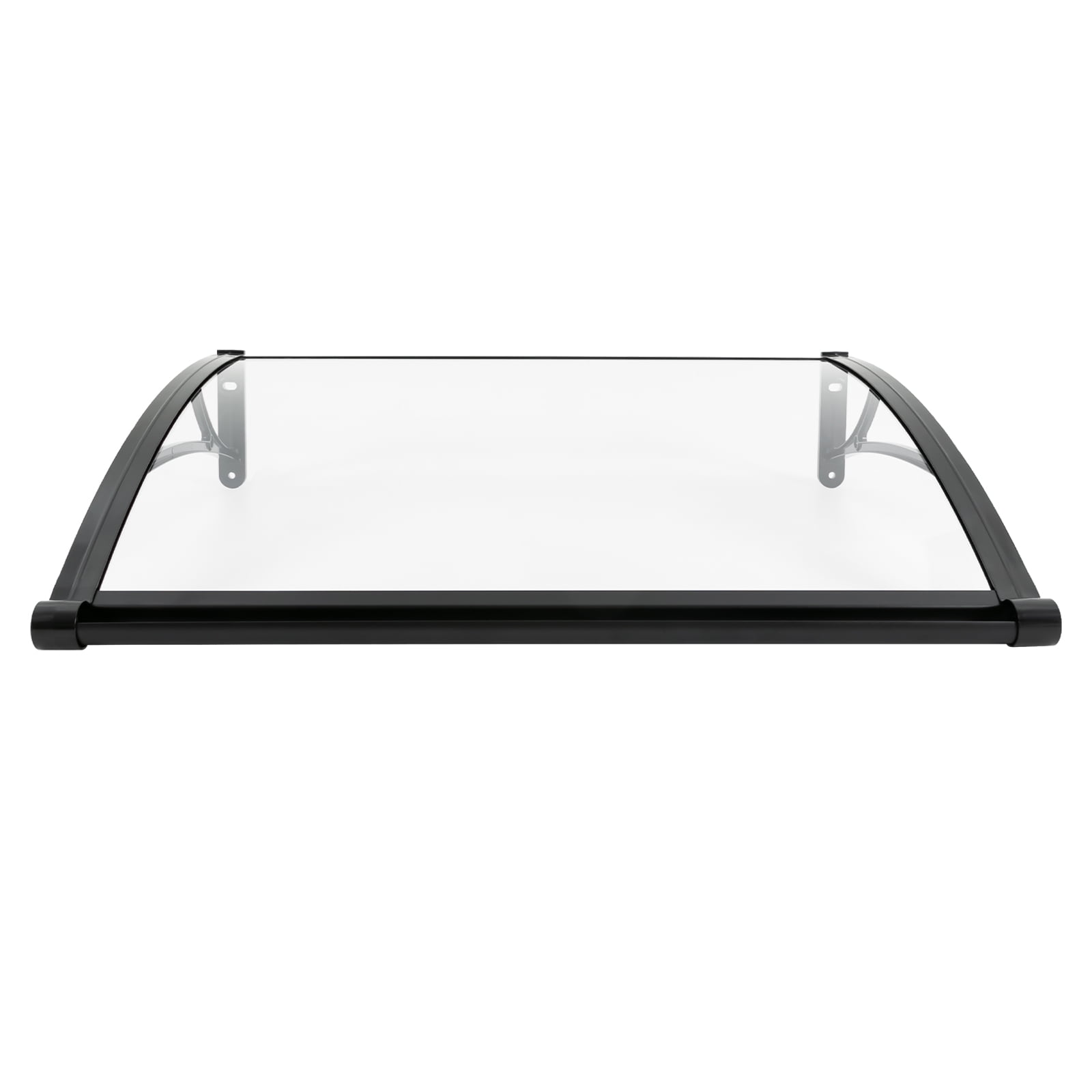 Autrinix Wall Mounted Door Canopy with UV Resistant PC Panel, Rain ...