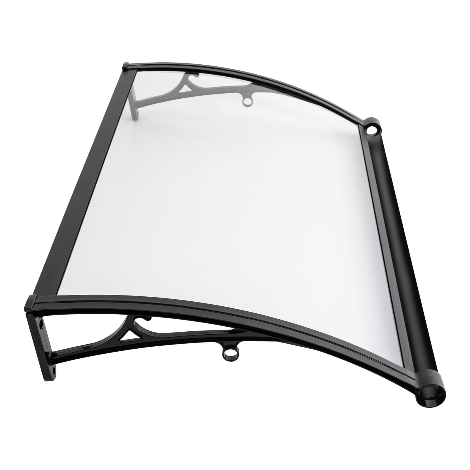 Autrinix Waterproof Entryway Door Canopy, Modern Aluminum Alloy Frame ...