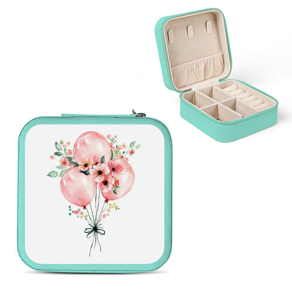 Autua Balloons Flowers Cute Jewelry Box for Necklace, Ring, Earring ...