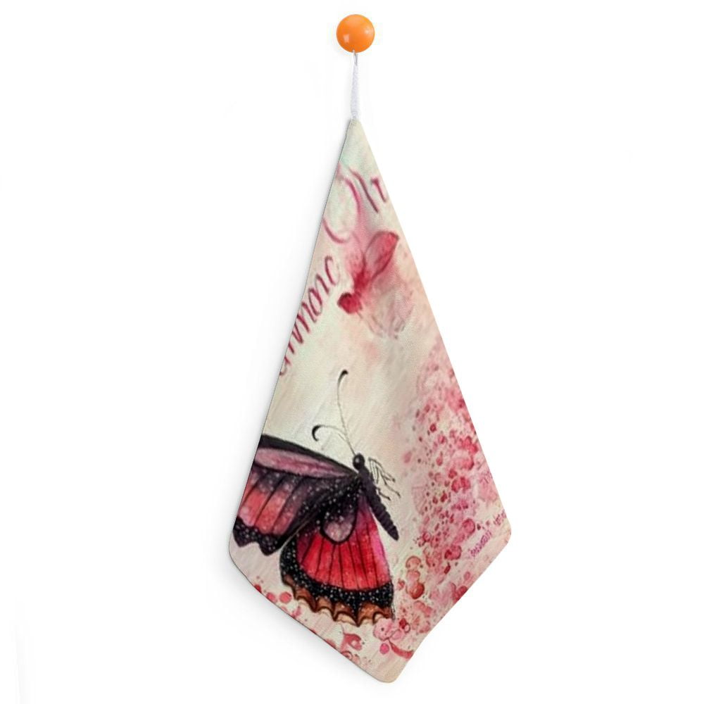 Autua Butterfly Dreams Tattoo Reusable Hand Towels - Ultra-fine Fiber ...