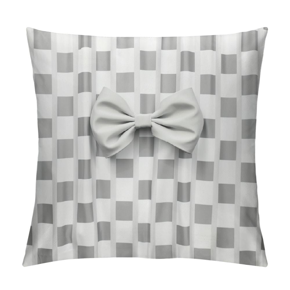 Autua Checkered Pattern Graphic Decorative Throw Pillow Cover for Home ...