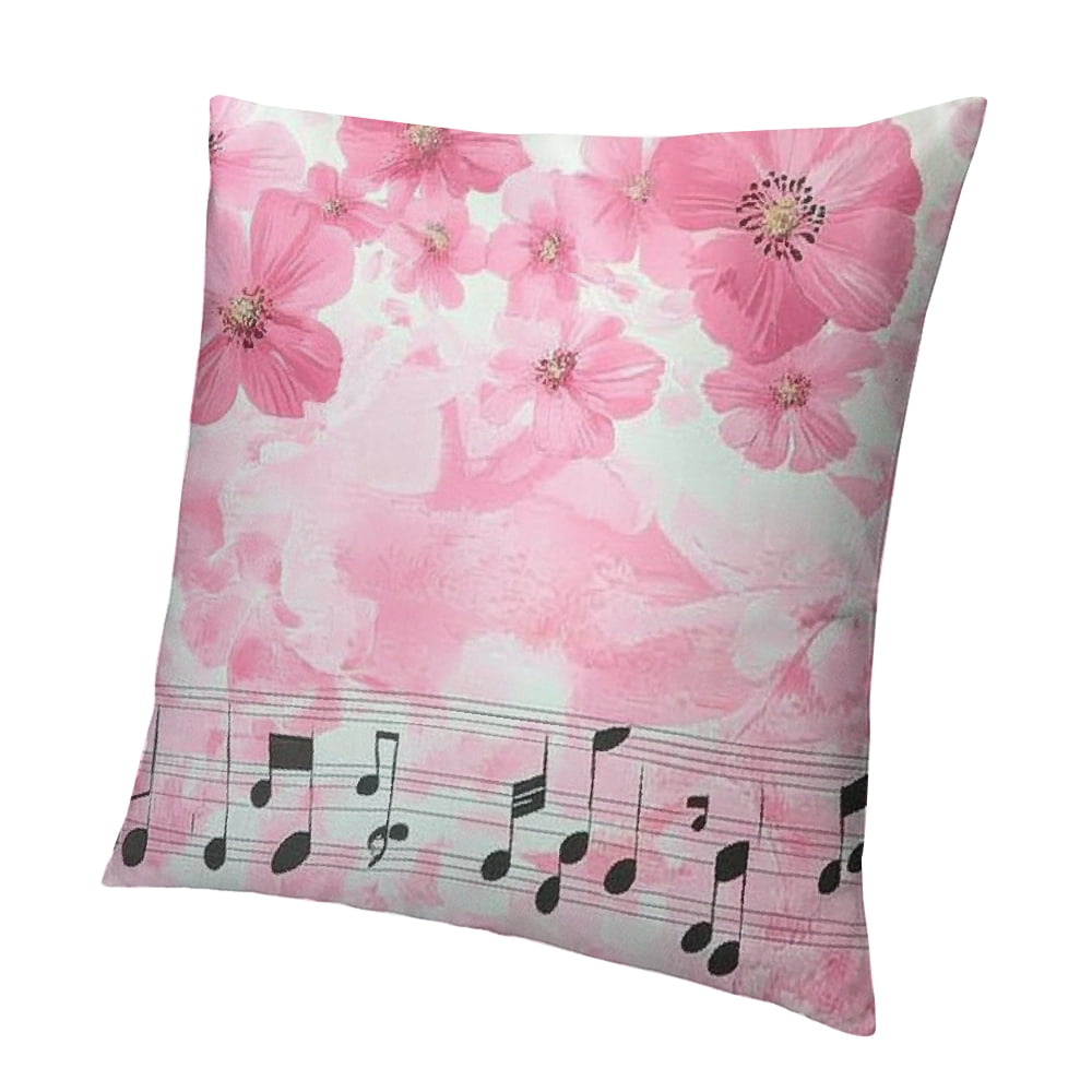 Autua Cherry Blossom Pink Floral Gardening Throw Pillow Covers，Romantic ...