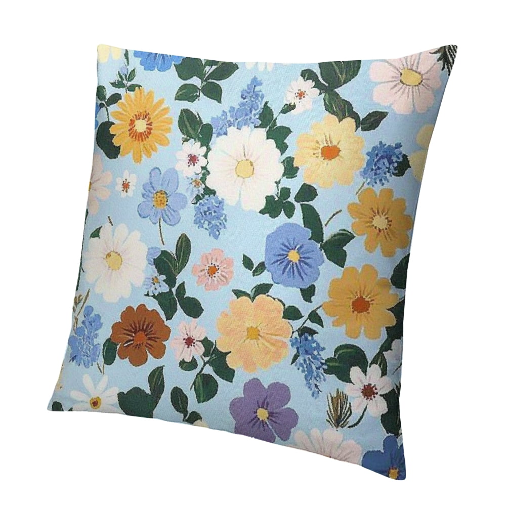 Autua Cute Flower Cushion Case Kids Cartoon Cute Floral Decor ...