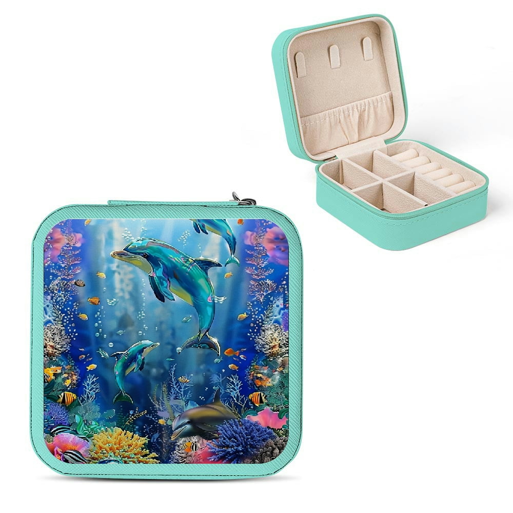 Autua Dolphins Corals Anniversaries Gifts Jewelry Box, Small Jewelry ...