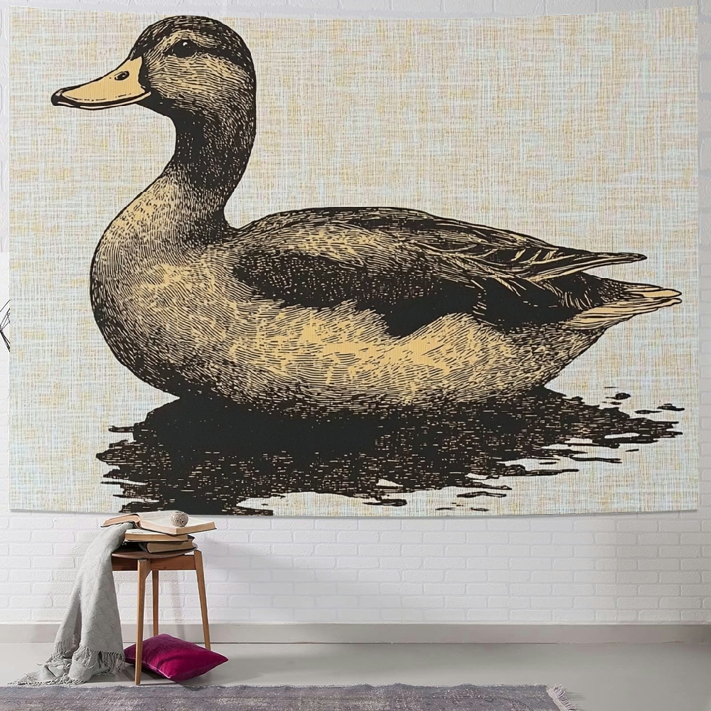 Autua Duck Tapestry Wall Hanging Unique Style Home Decor Art 60x50inch ...