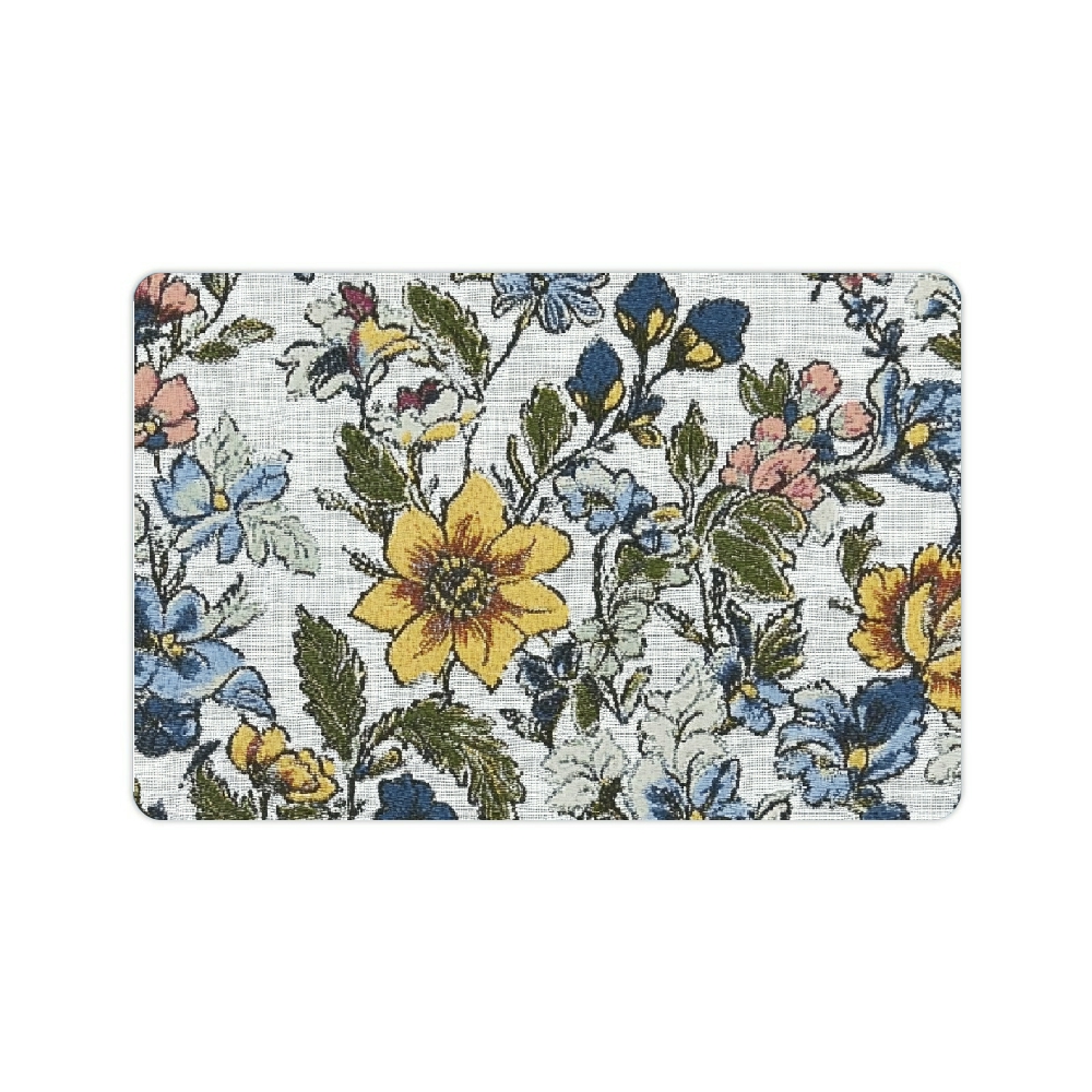 Autua Floral Print Foliage Lace Baroque Diatom Mud Mats Non-Slip ...