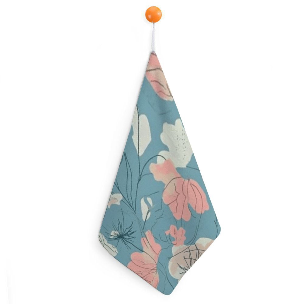 Autua Flowers Reusable Hand Towels Ultra-Fine Fiber Kitchen Towels Pack ...