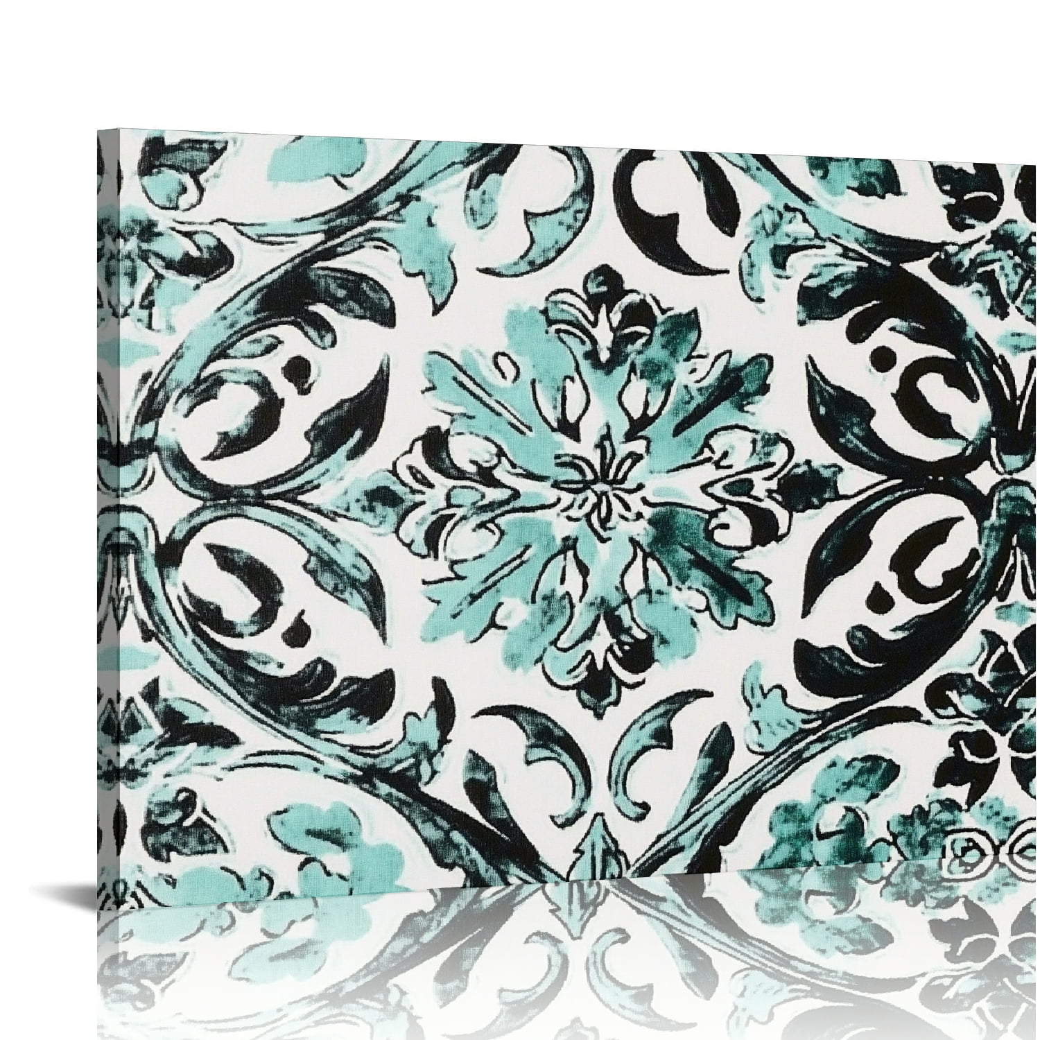 Autua Foliage Baroque Art Canvas Prints Wall Decor for Home Office ...