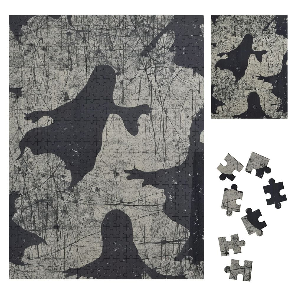 Autua Ghost Pattern Chiharu Shiota Wooden Jigsaw Puzzle Vertical Style ...