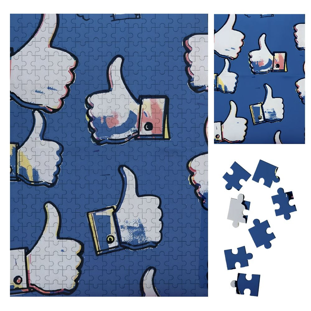 Autua Hand Symbols Wooden Jigsaw Puzzle Vertical Impossible Wooden ...