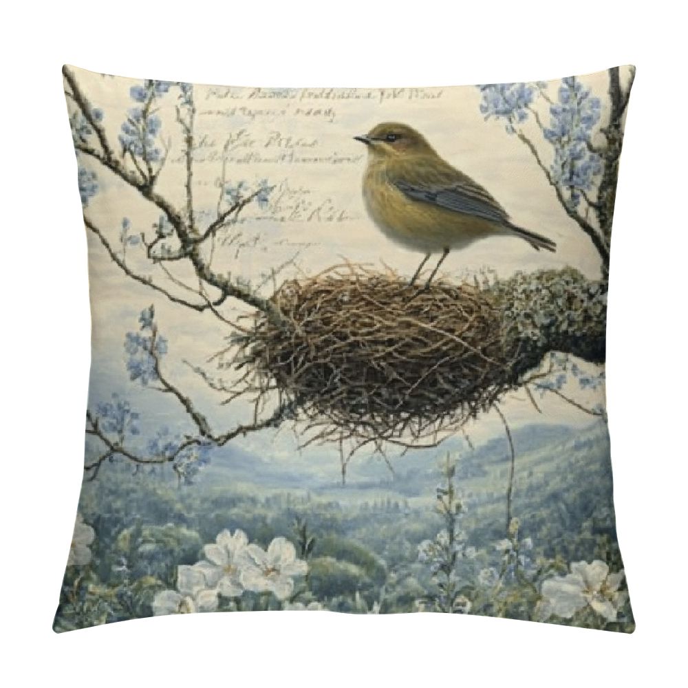 Autua Hopyeer 4Pack Rustic Vintage Animals Throw Pillow Covers ...