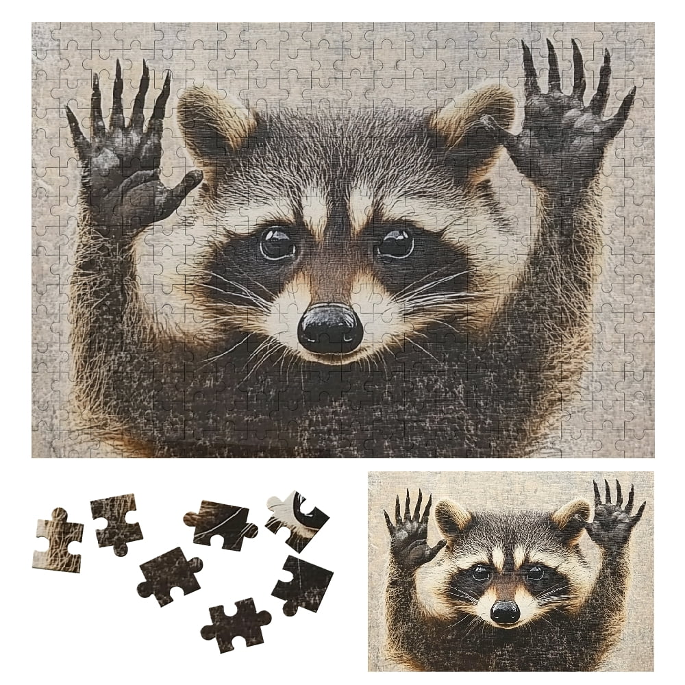 Autua Impossible Wooden Puzzles Raccoon Claws Cave Jigsaw Puzzle 300 ...