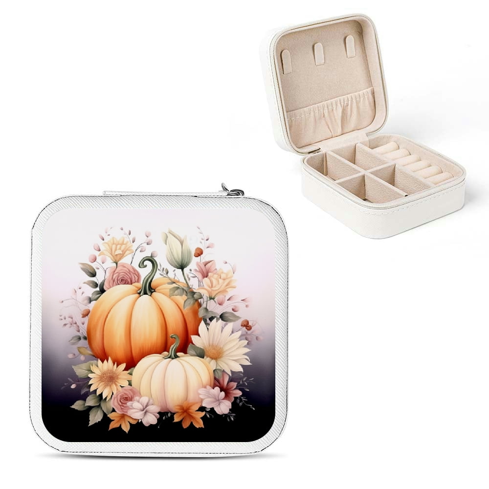 Autua Jewelry Storage Artifacts Mini Travel Jewelry Case Necklace Ring ...