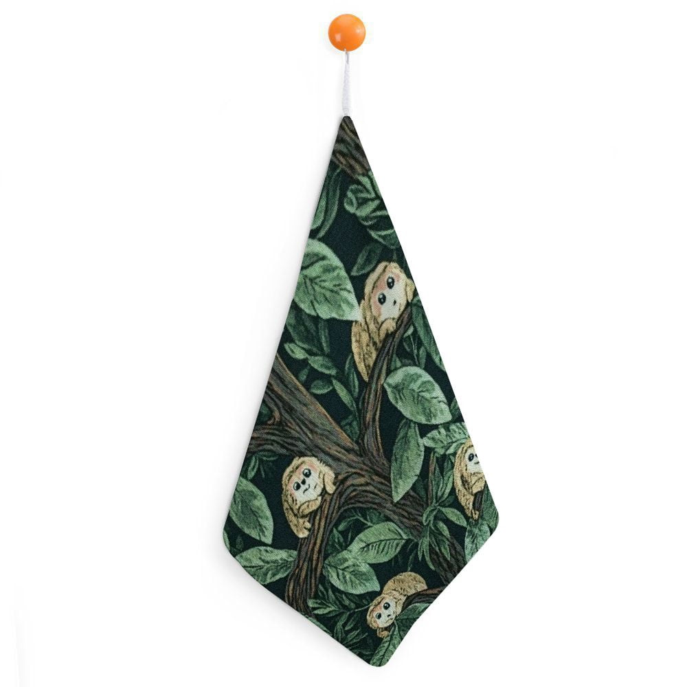 Autua Leaves Hand Drying Towels with Loop - Ultra-fine Fiber Kitchen ...