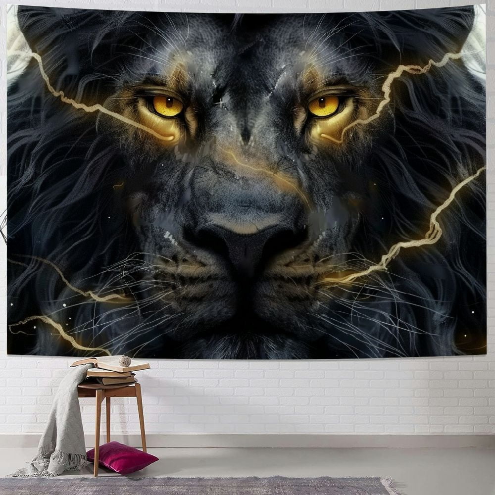 Autua Lion Fantasy Art Tapestry Wall Hanging Unique Style Graphic ...
