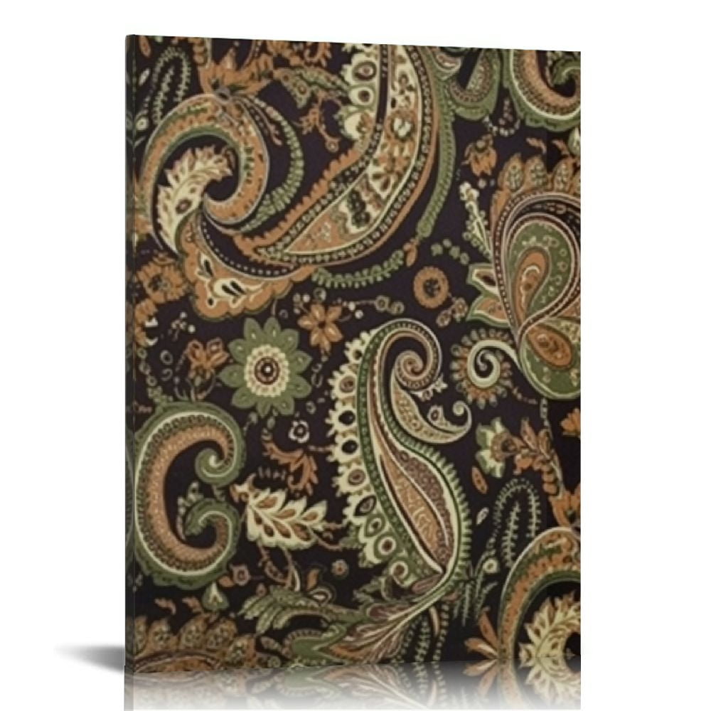 Autua Paisley Pattern Fine Art Aesthetic Poster & Print Wall Painting ...