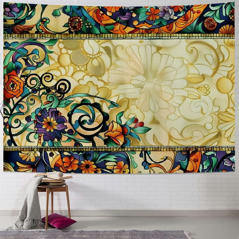Autua Pattern Art Nouveau Fashion Tapestry Wall Hanging Unique Style ...