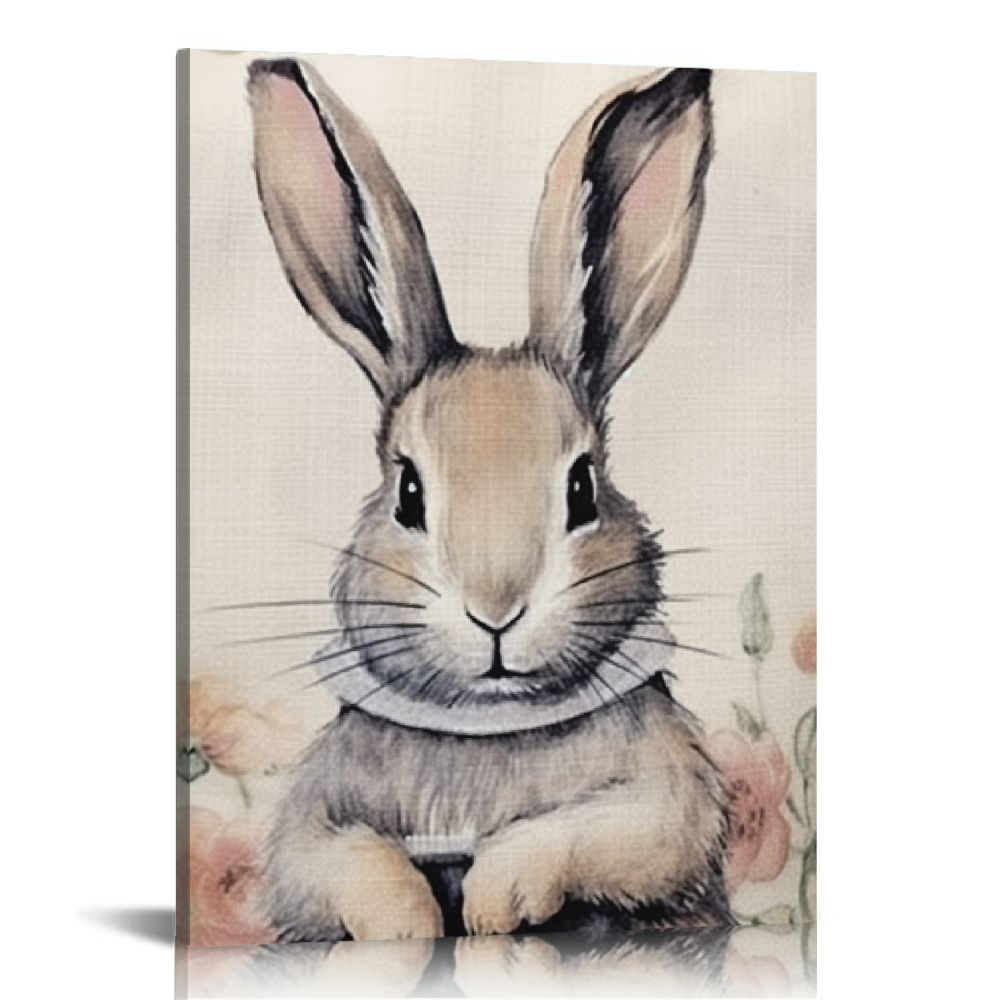 Autua Rabbit Beatrix Potter Fine Art Aesthetic Canvas Wall Painting for ...