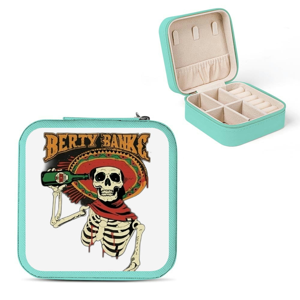 Autua Skull Beer Bottle Sombrero Jewelry Box Organizer for Necklace ...