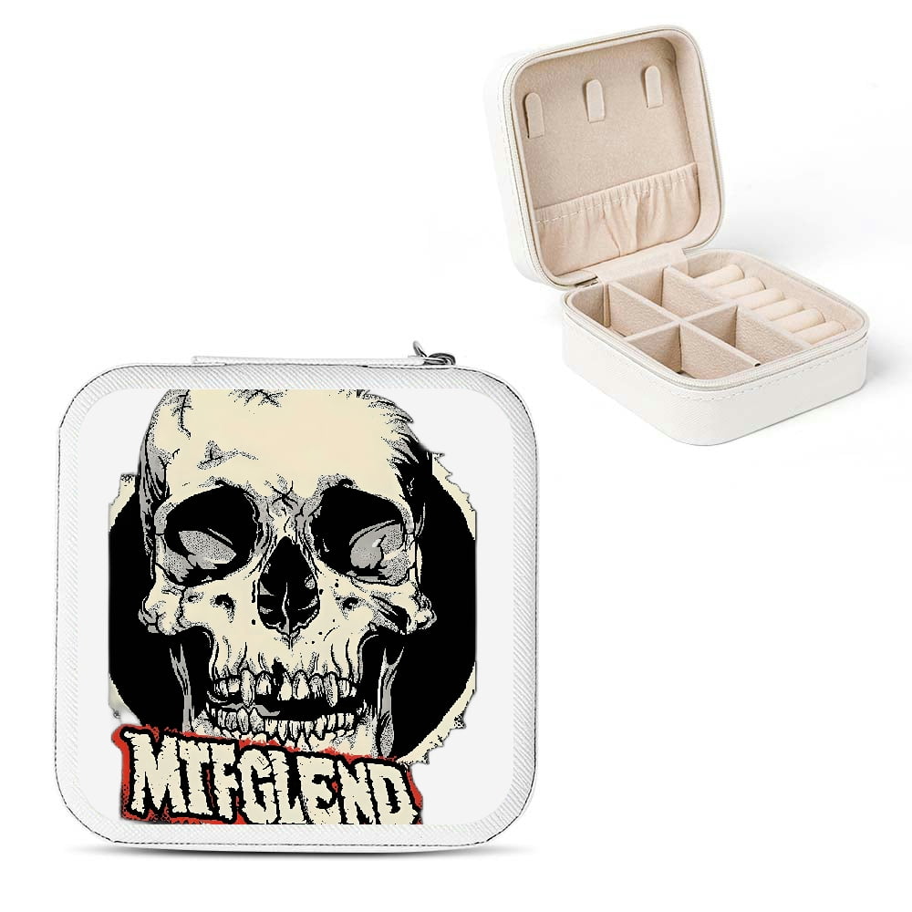 Autua Skull Gothic Dark Jewelry Box Travel Case Compact Size with ...