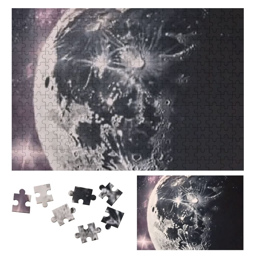 Autua Stars Moon Space Art Wooden Jigsaw Puzzle for Adults and Kids ...