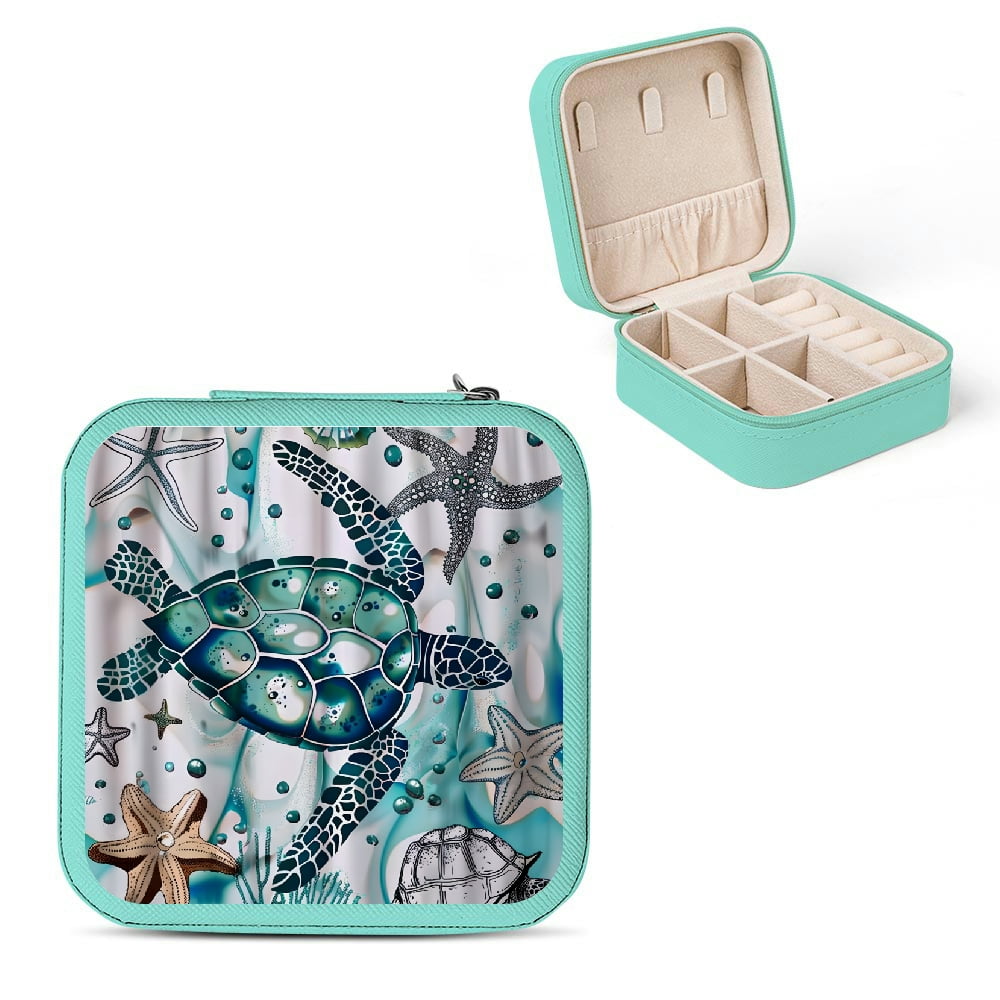 Autua Turtle Sea Animals Starfish Jewelry Storage Box, Bridesmaid ...