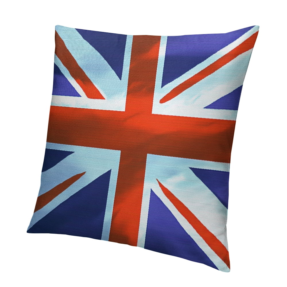 Autua Union Jack Pillow Cushion Case, Classic Traditional Flag British ...