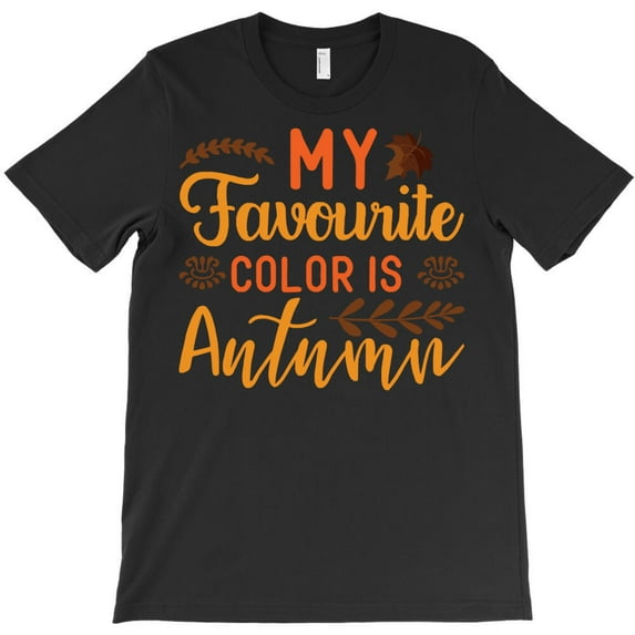 Autumn 469, Simple Bold Seasonal Graphic Design For Fall And - Unique Gift Tee G15068 Unisex T ...