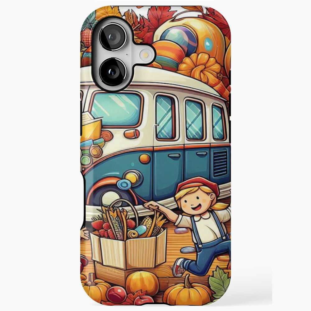 Autumn Adventure Harvest Halloween Fun Seasonal Art Phone Case 17 16 15 ...