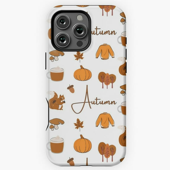 Autumn Aesthetic Sticker Pack Design iPhone Case 11 12 13 14 15 16 17 ...