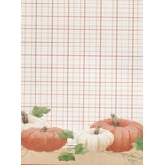 Serafina Home Fall Autumn Flannel Back Vinyl Tablecloth: Traditional ...