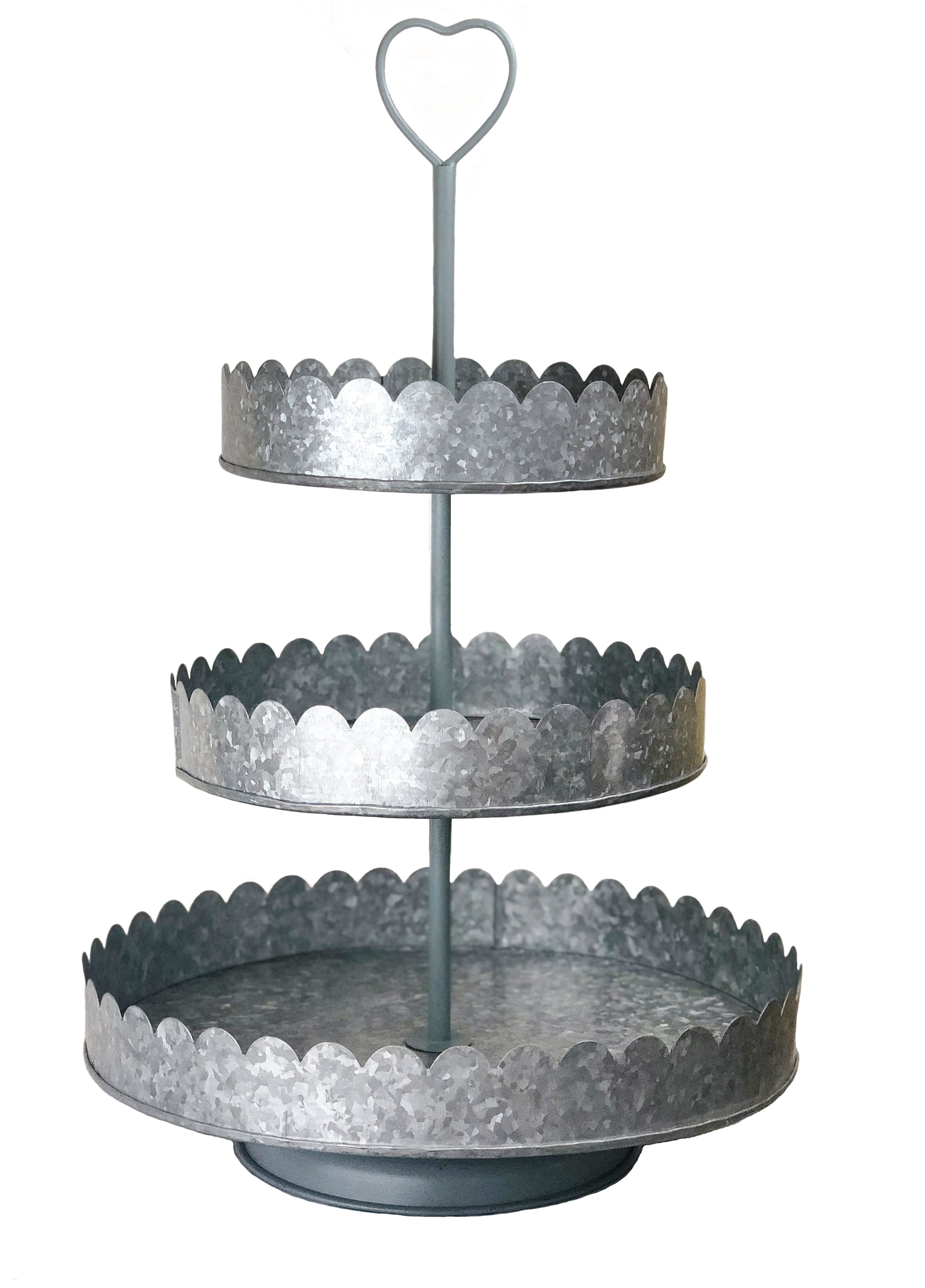 Free Shipping! Autumn Alley Galvanized Farmhouse Tiered Tray Display ...