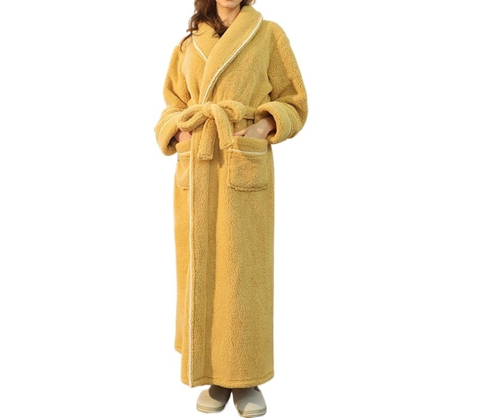 Autumn And Winter Nightgown Men's Winter Extra Large Plus Size Couple ...