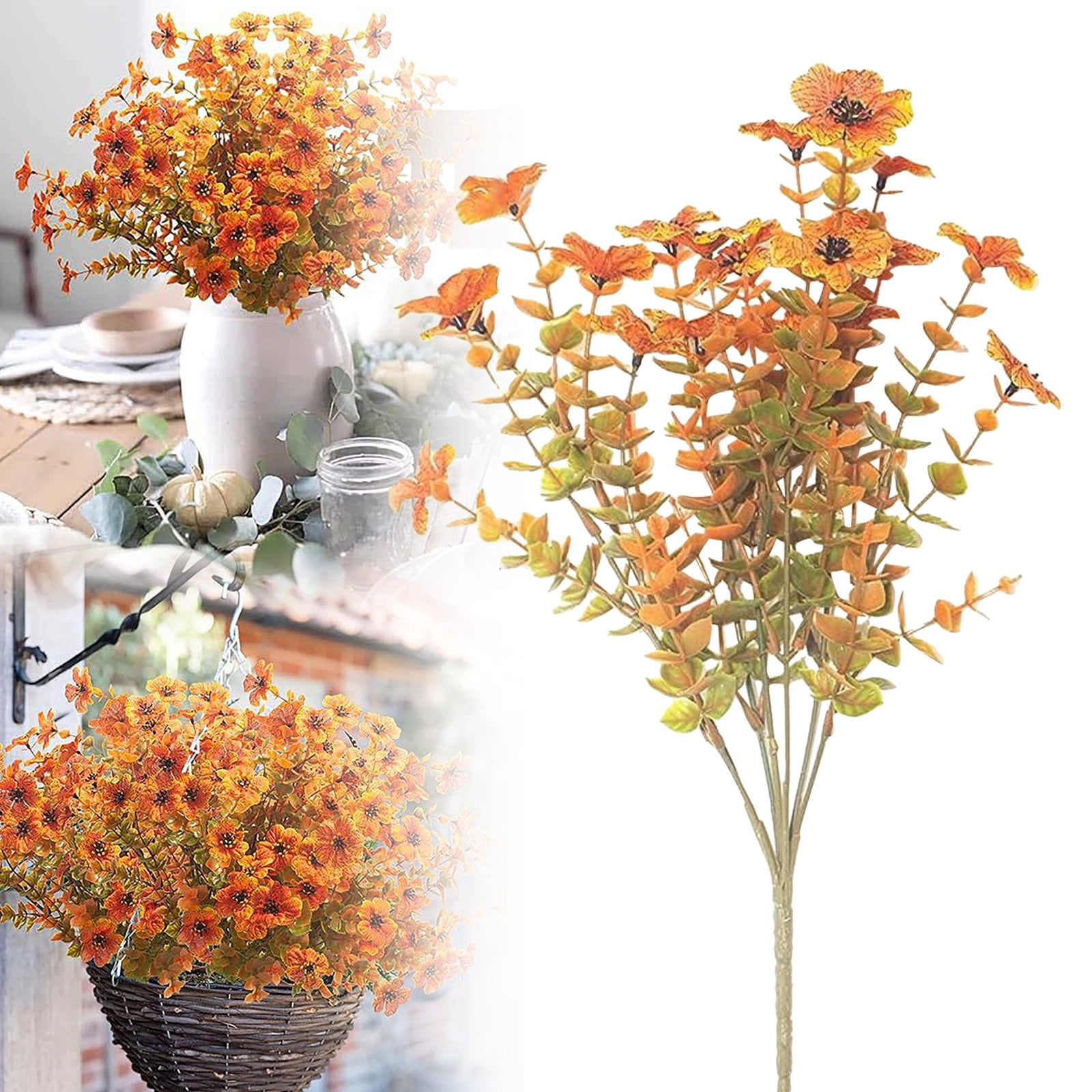 Autumn Artificial Flowers Artificial Fall Flowers Outdoor Autumn Faux ...