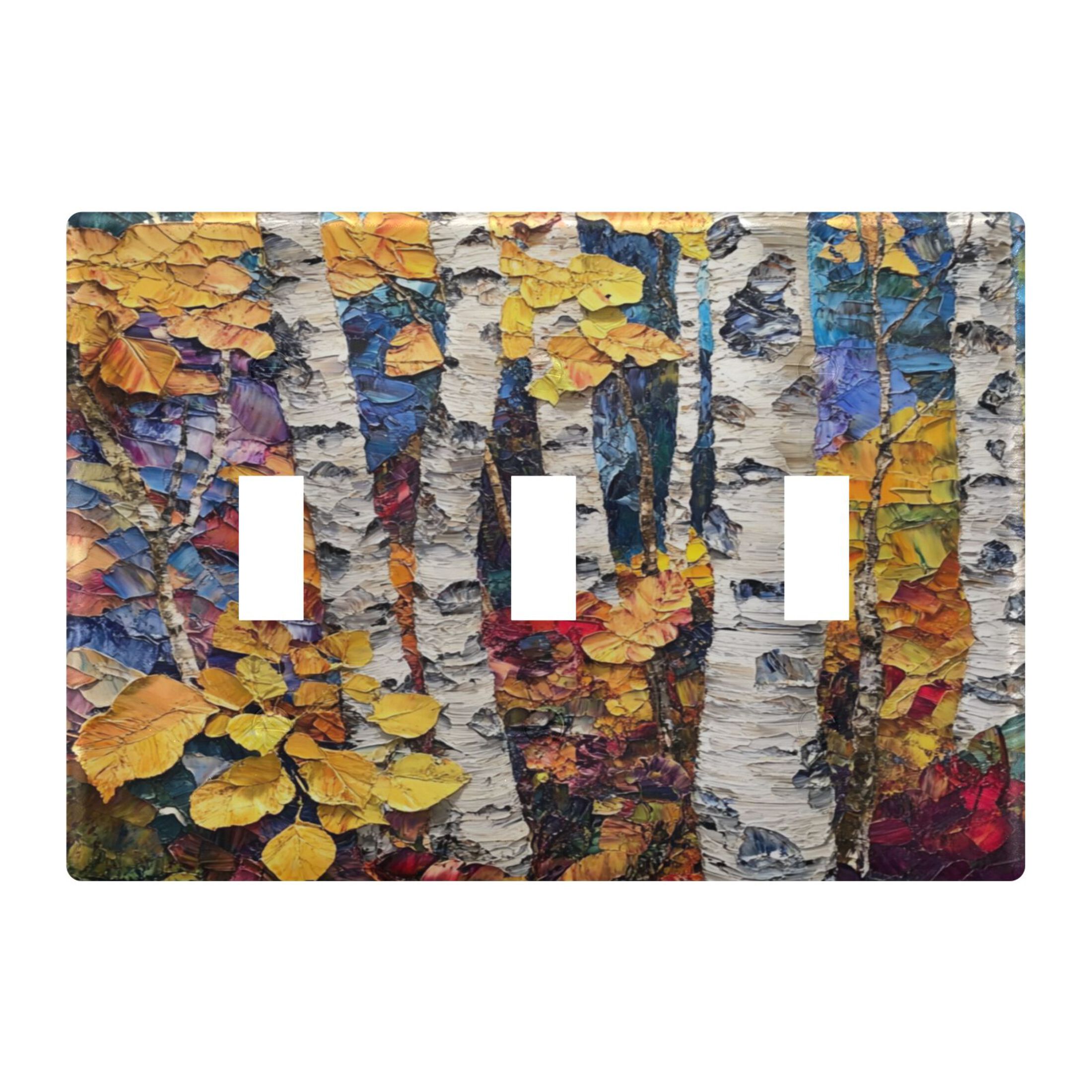 Autumn Aspen Grove Decorative Light Switch Plates Switch Cover ...